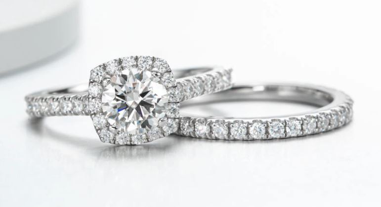 Moissanite Diamond Ring Sets | Free Shipping AU, NZ, UK, USA & CA ...